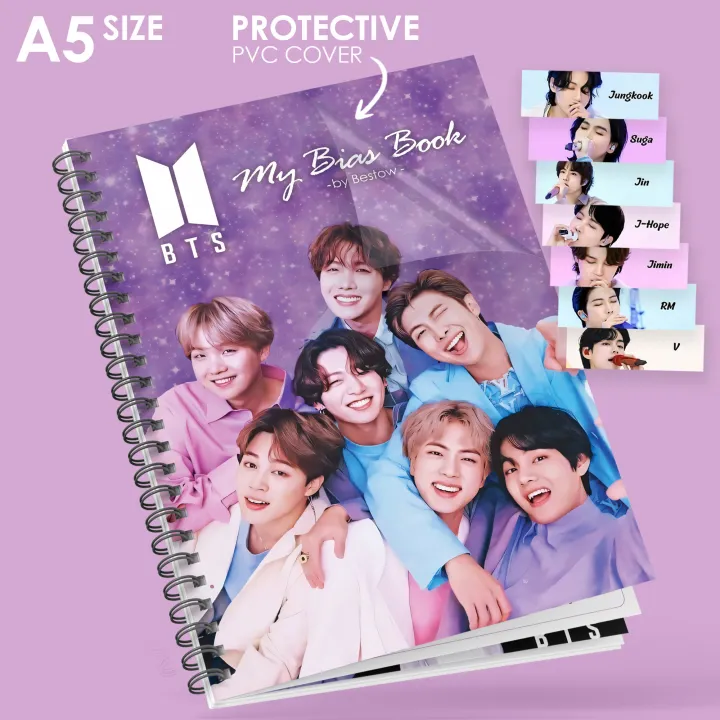 My BTS Bias Book – BTS Notebook with 100 Pages + Fun Quiz + BTS Photo ...