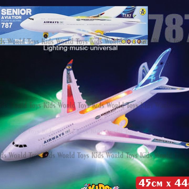 787 battery operated Air Bus Plane toy 787 model Best gift for kids ...