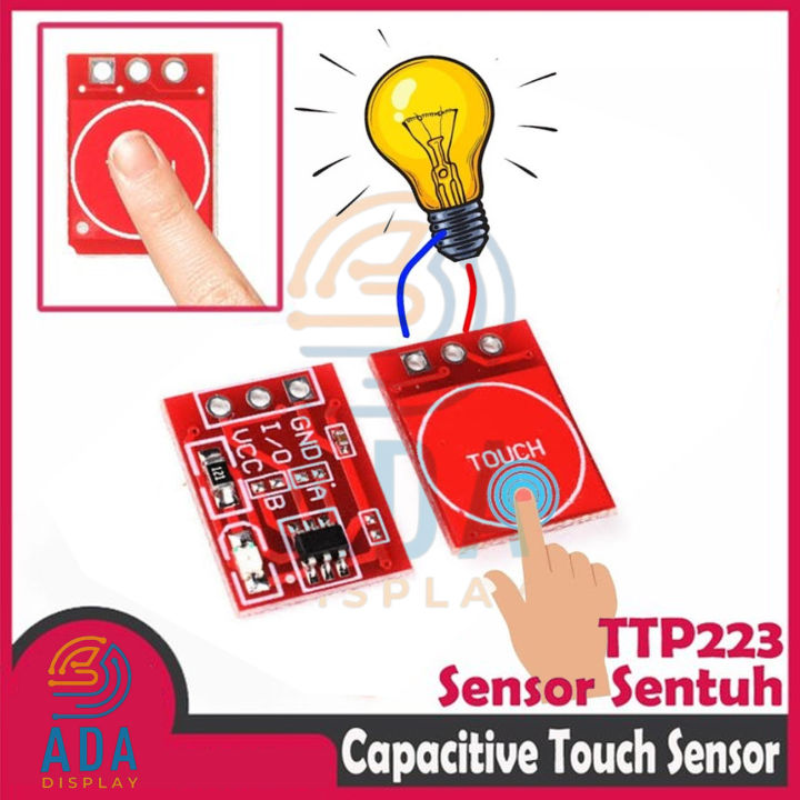 TTP223 Capacitive Touch Sensor Module - DIY Compatible with Arduino ...