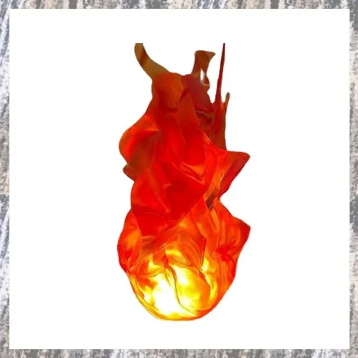 Halloween Floating Fireball Prop Flame Lamp Prop Artificial Fake Fire ...