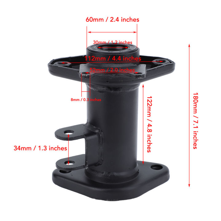 Go Kart Rear Axle Hub Shock Absorption Strong Load Capacity Rear Axle ...