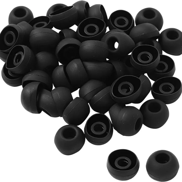 6 Pcs lot Soft Clear Silicone Replacement Ear Buds Tips Rubber Caps Ear ...