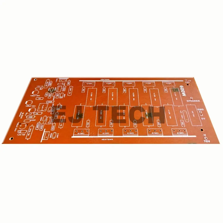 600W Audio Transistor Amplifier Bare PCB (DIY Printed Amplifier Circuit ...