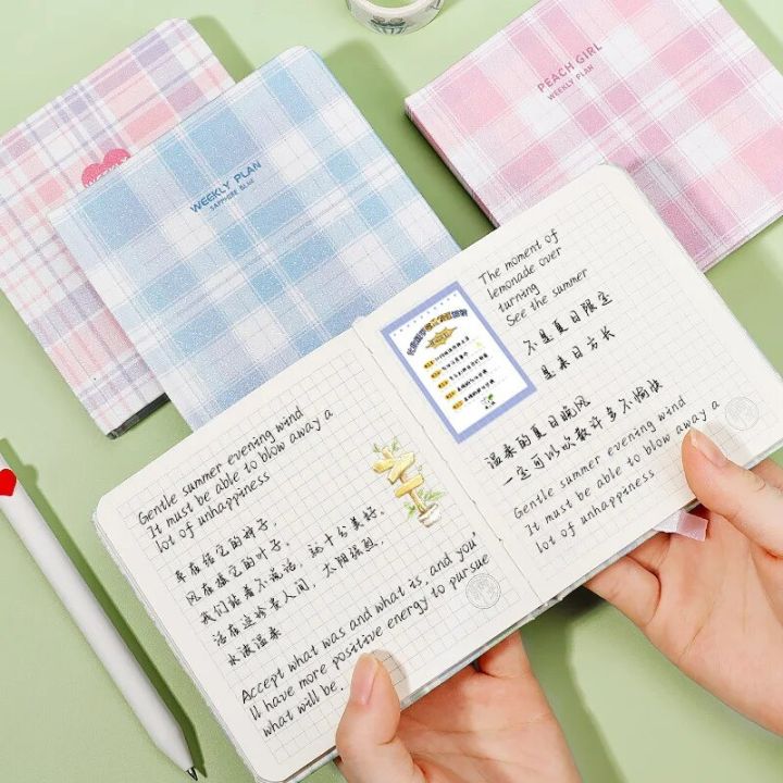 dairy books for girls Squared Small Notebook Hardcover Grid Mini Pocket ...