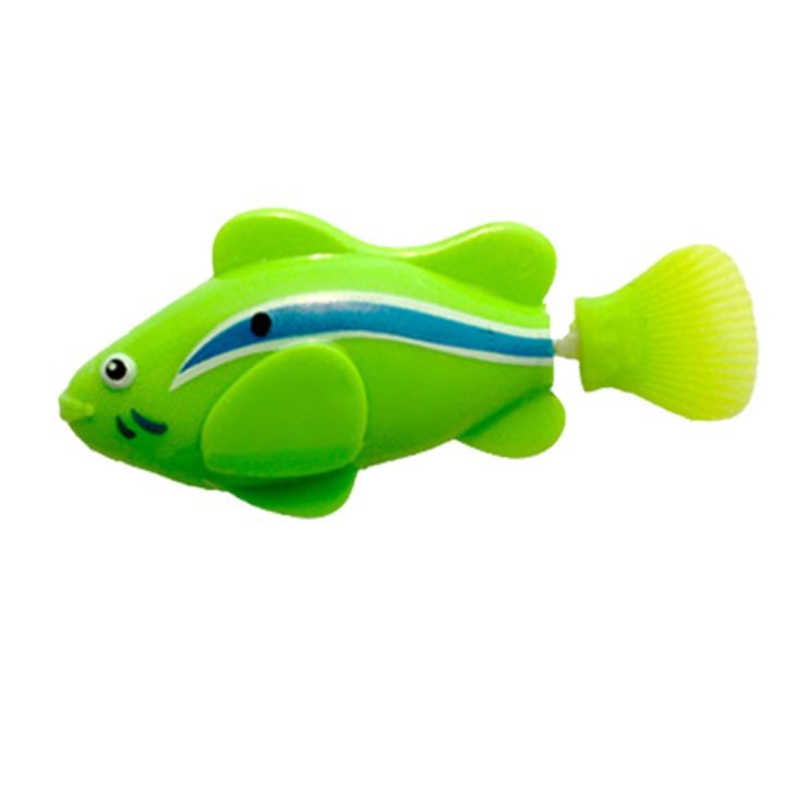 Mini Bath Toy Bionic Fish Swimming Magical Le Bao Fish Electronic ...