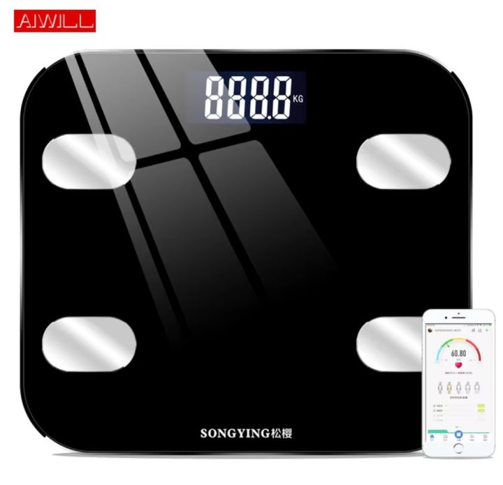 Body Fat Scale Smart Wireless Digital Bathroom Weight Scale Body ...