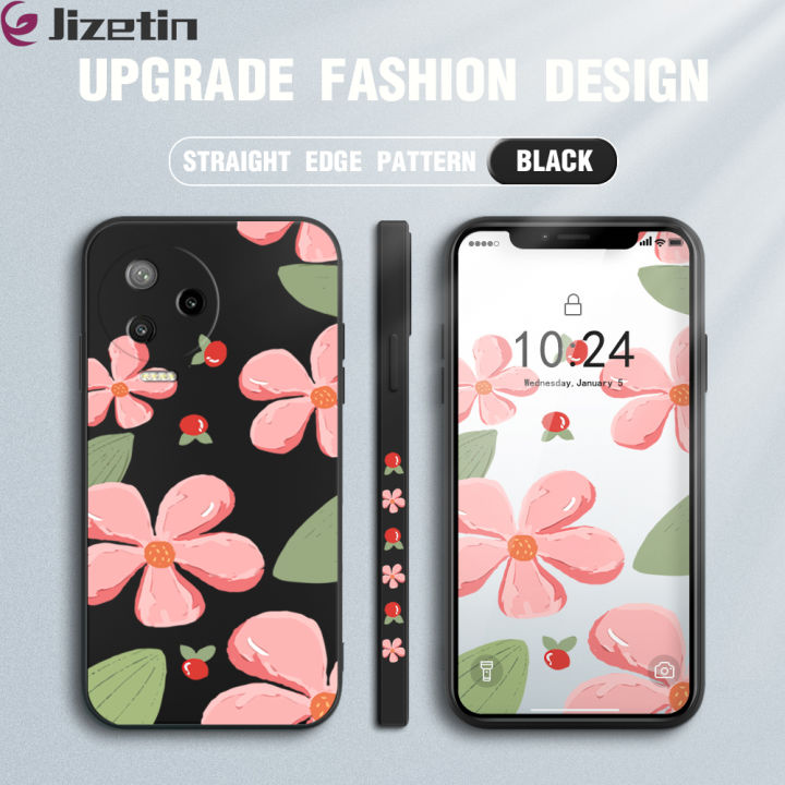 Jizetin for Infinix Note 12 2023 / Note 12 Pro Back Cover Pink Petals ...