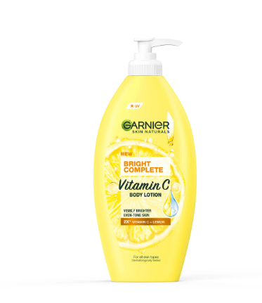 Garnier Bright Complete VitaminC Body serum Lotion 400ml | Daraz.lk