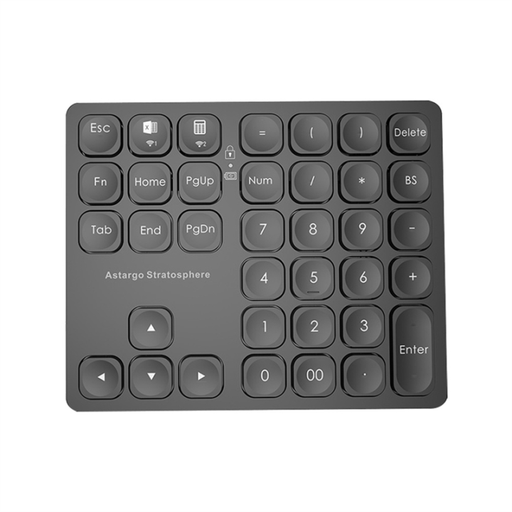 Wireless Number Pads, 36 Keys Numeric Keypad Portable Number Keyboard ...
