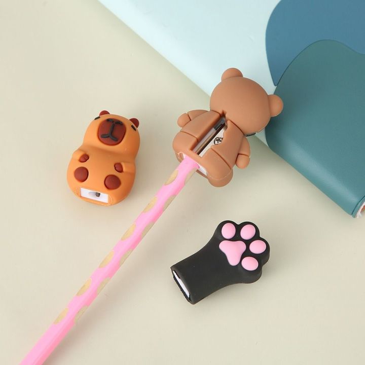 Creative Cute Capybara Pencil Sharpener Anime Cartoon Capybara Pencil ...