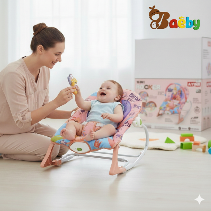 Infantes Baby Rocker | Comfortable & Safe Infant Rocking Chair with ...