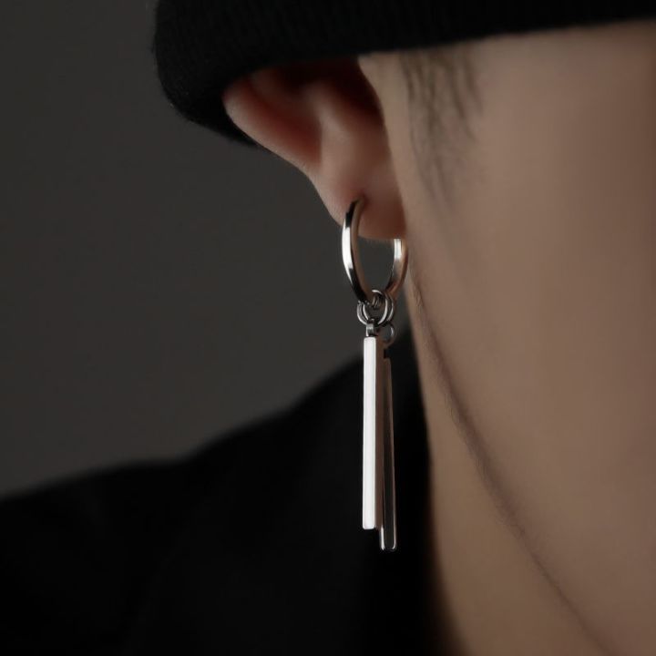 Mens pendant earring store