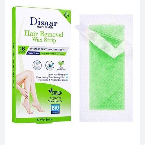 Disaar Hair Removal Wax Strip Green 20pcs | Daraz.lk