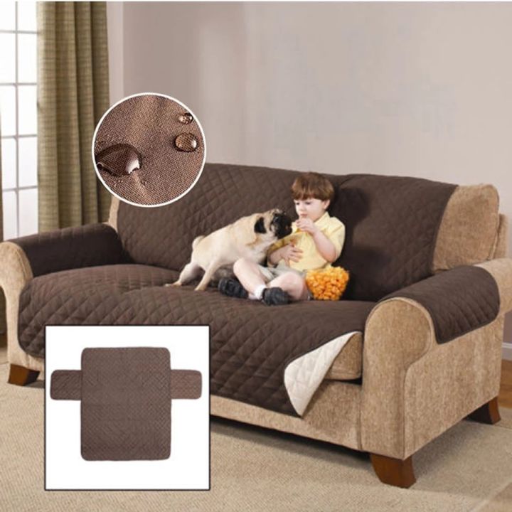 Couch Coat Convenient Reversible Sofa Cover Waterproof Sofa Cover Sofa ...