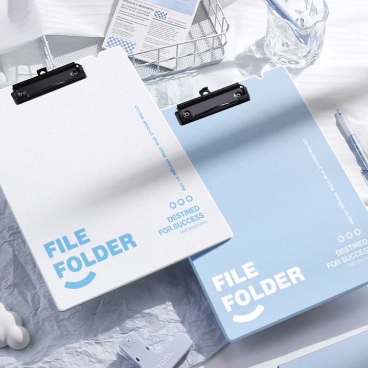 Simple Plastic A4 File Folder Thickened Hangable Writing Clipboard ...