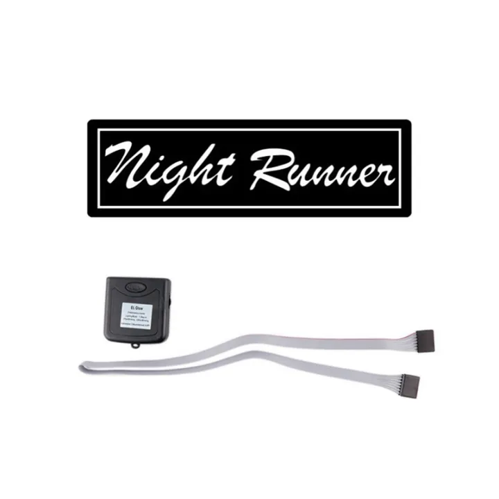 Windshield Night Runner Car LED Light Window Stickers for JDM Glow ...