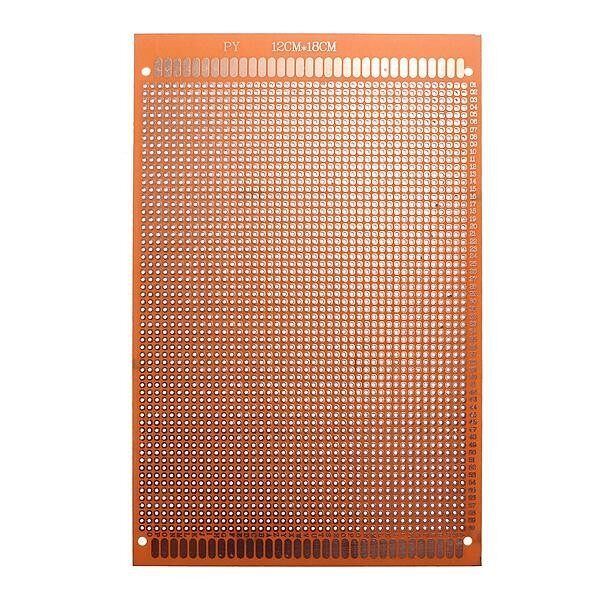 1pc PCB Prototyping Printed Circuit Board Breadboard Tools DIY Prototype Stripboard 12x18cm ...
