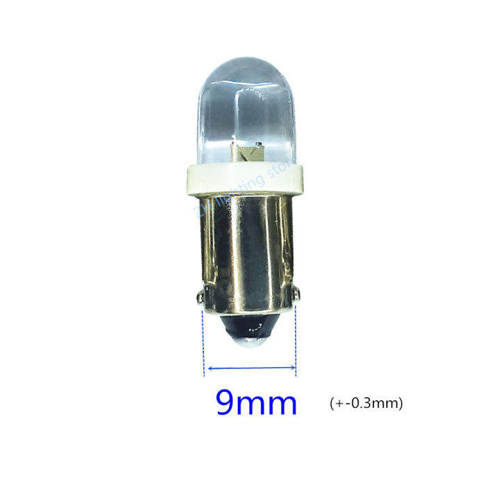 5pcs BA9S LED bulb DC3V BA9S 3V LED BA9S 4.5V LED Bulb BA9S 6V blue led ...