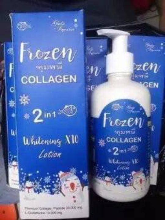 Frozen Collagen 2 in 1 Body Lotion 500 ML Large Pack Made in Thailand ...
