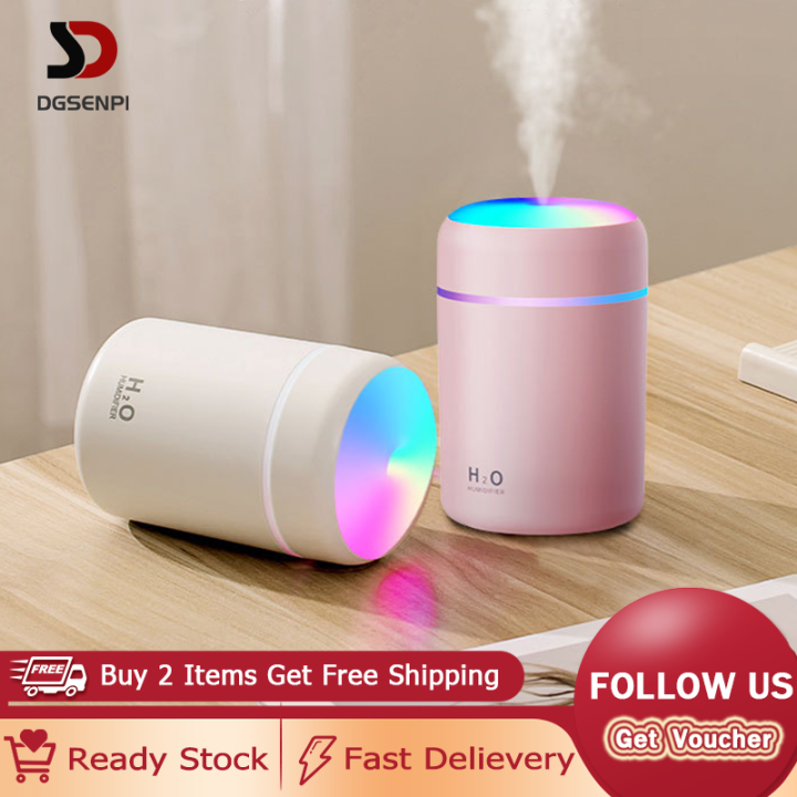 DGSenpi Creative Colorful Cup Humidifier Desktop Home Car Humidifier ...