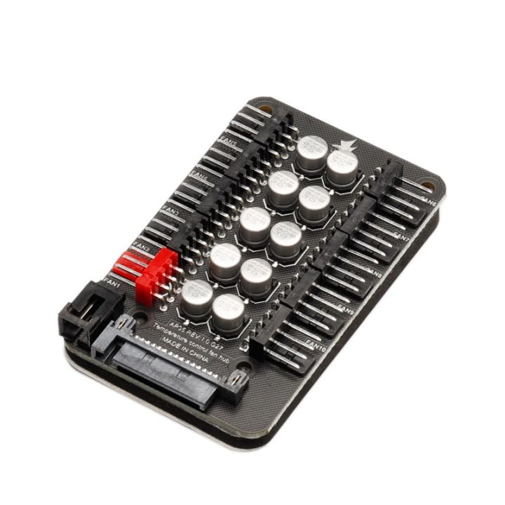 RGB PWM HUB 5V 4PIN PWM Cooler HUB Splitter SATA/4D Power Supply LED Adapter Controller | Daraz.lk