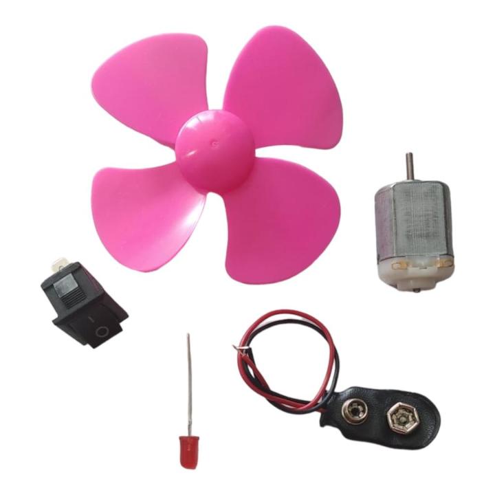 Science Projects Kit for DIYToy (Multicolour) Motor, Mini Wing Fan ...