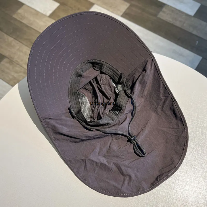 NEW Camping Foldable Men Women Expanded Protection UV Sunscreen Sun Cap ...