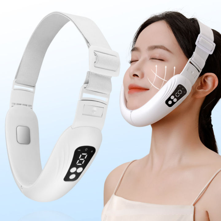 Skin Care EMS Electric Facial Massager Face Slimming Machine V Line ...