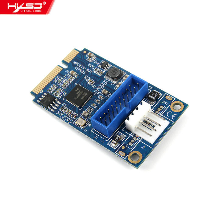 HXSJ Mini Pci-E To Usb3.0 Adapter Card Mini Pcie To 20Pin/19Pin ...