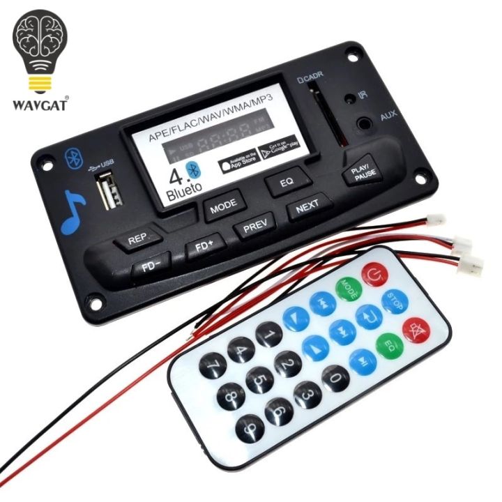 WAVGAT 4.0 Bluetooth MP3 Decoding Board Module DIY USB/SD/MMC APE FLAC ...
