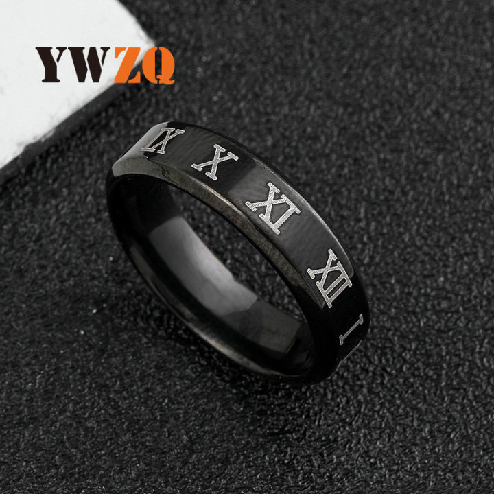 【Surprise Price】Supply simple black stainless steel jewelry 6mm laser ...