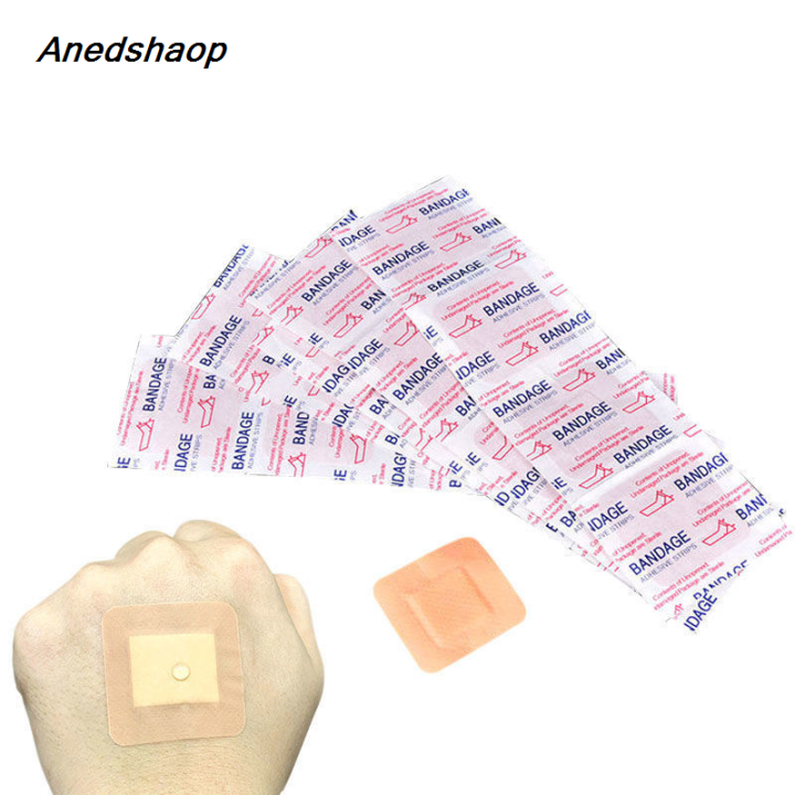 Anedshaop 100Pcs/lot Wound Strips First Aid Band Bandaid Care Adhesive ...