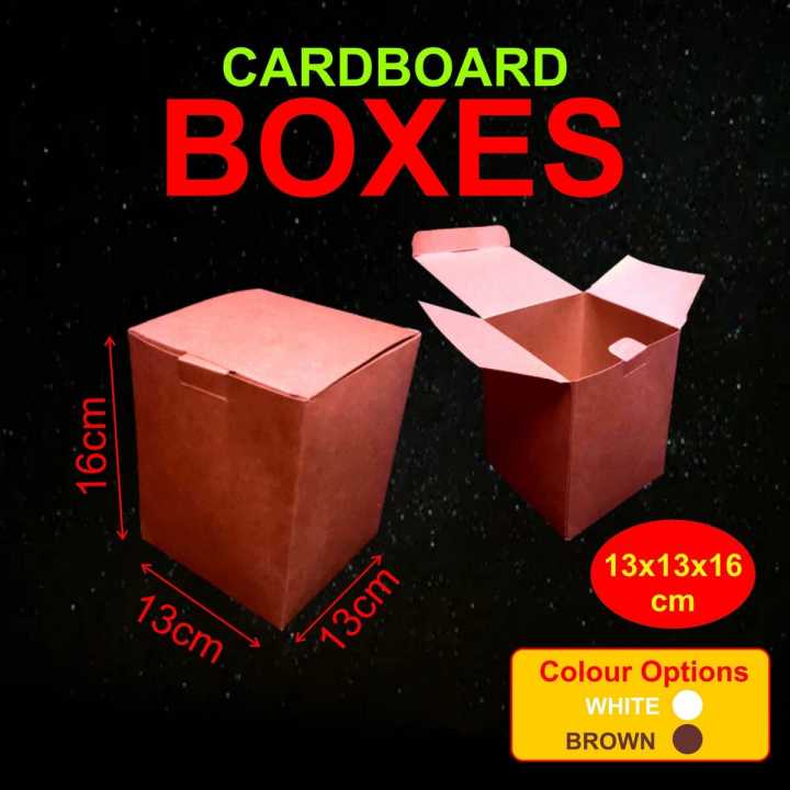 Cardboard Box (13x13x16cm) - 25 Boxes | Daraz.lk