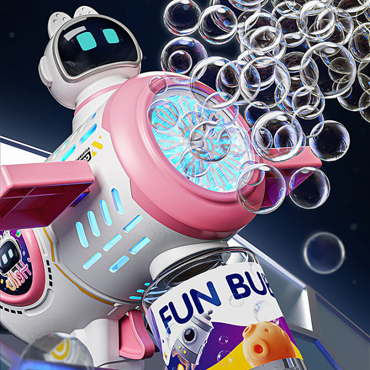 Bubble Machine, Space Alien Spaceship Toy For Kids, Fully Automatic 15 ...