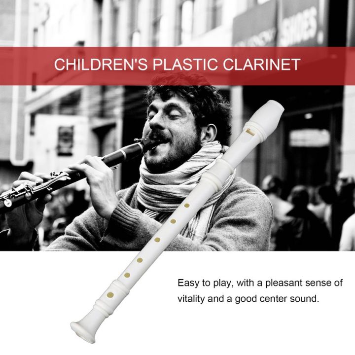 【littlebaby White ABS Resin Instrument Children Musical Soprano ...