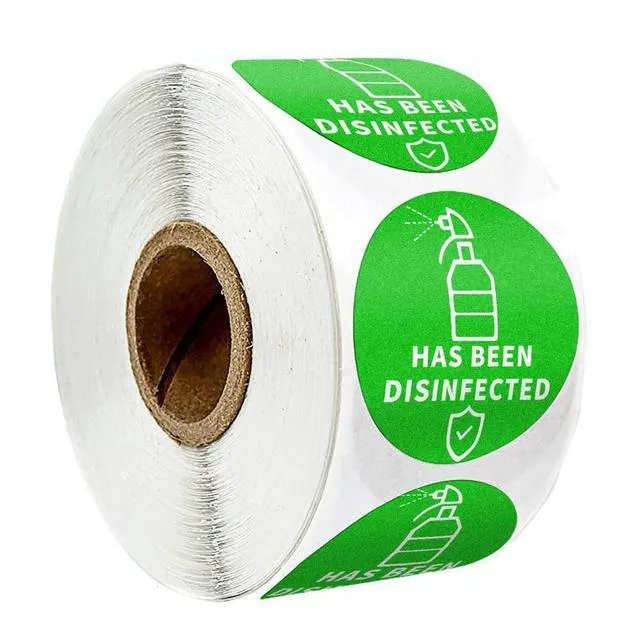 Stickers Pcs/Roll 1.5Inch Been 300 And Green Packing Round Safe With ...