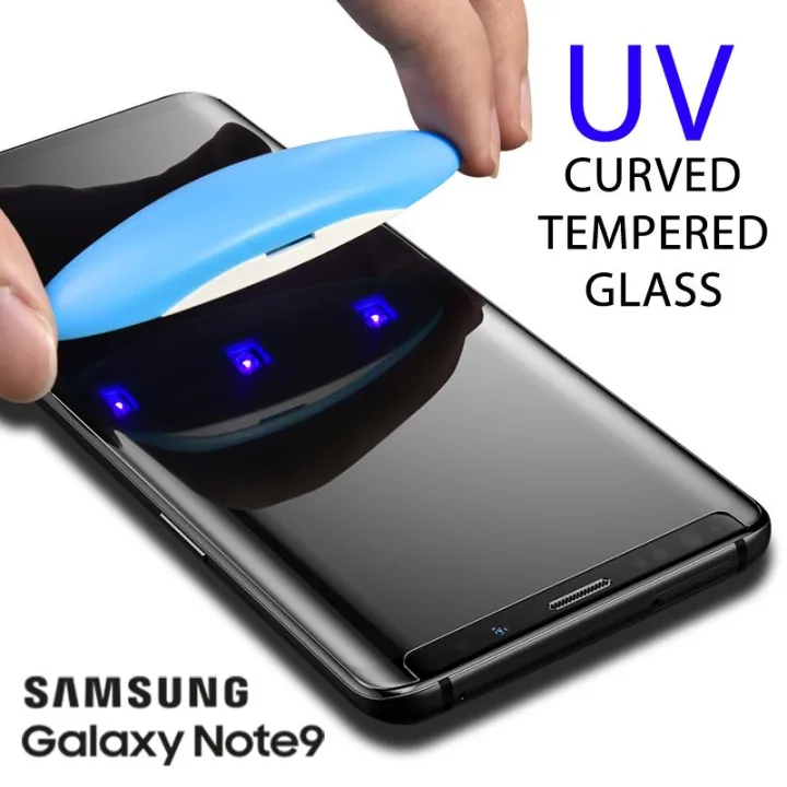 NEW Perfect Fit UV Glue Full Screen Protector For Samsung Galaxy Note 9 ...