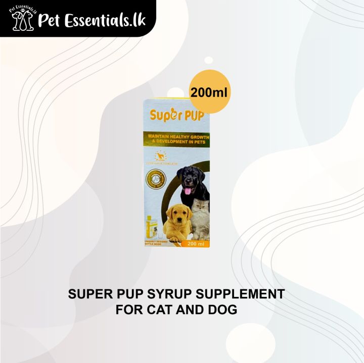 Super PUP Syrup Supplement for Cat & Dog 200ml | Daraz.lk