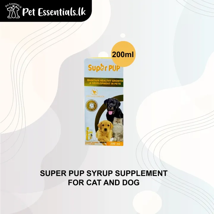 Super PUP Syrup Supplement for Cat & Dog 200ml | Daraz.lk