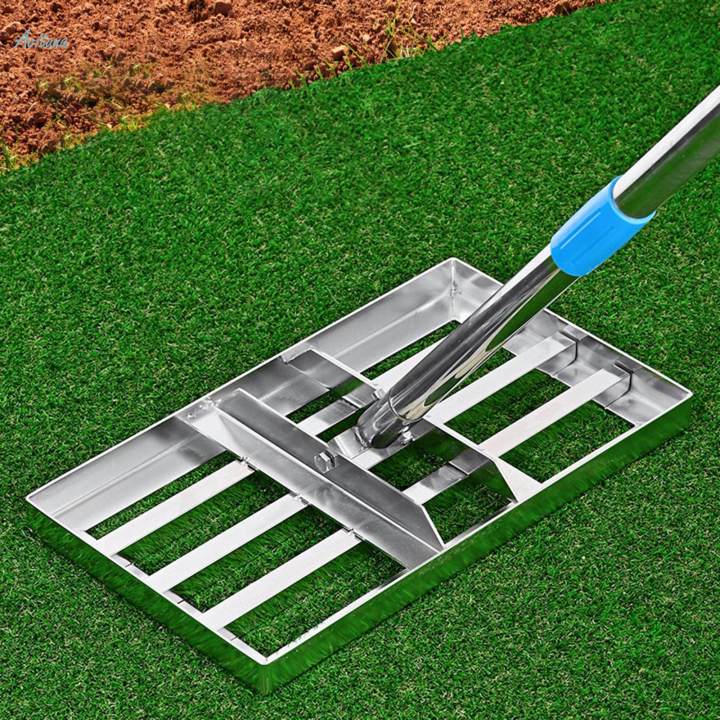 Lawn Leveling Rake Professional Thickened Base Stainless Steel Heavy ...