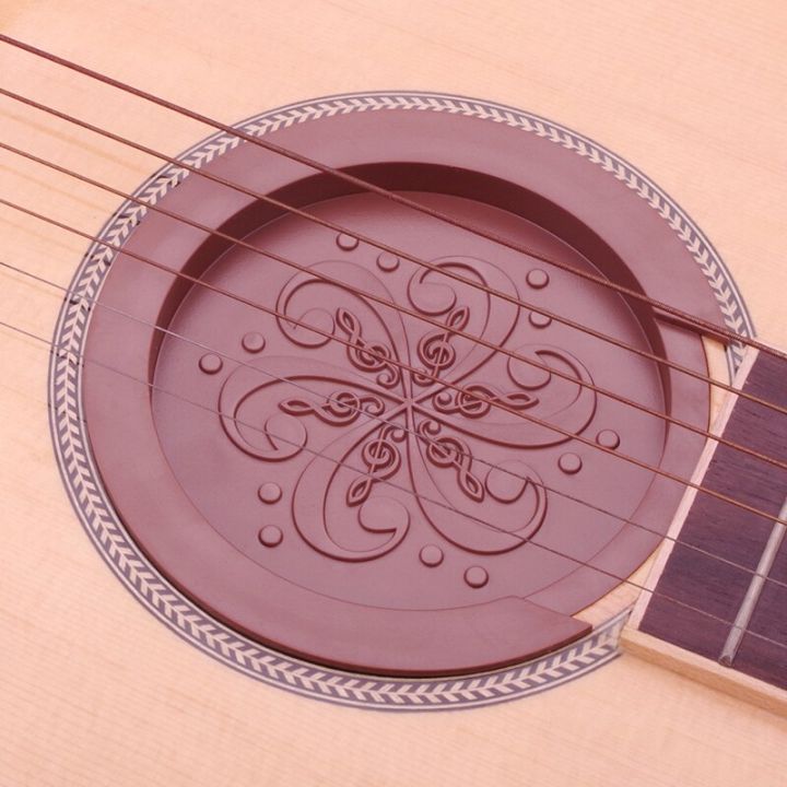 Guitar Soundhole Cover Acoustic Guitar Sound Hole Cover Silicone Weak ...
