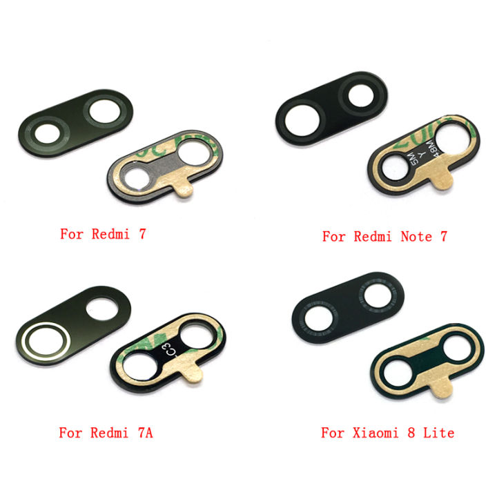 2pcs Rear Back Camera Glass Lens Cover For Xiaomi Redmi Note 7 / Mi 8 ...