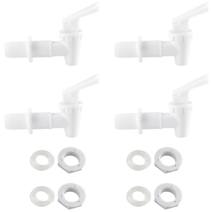 4 Pcs Cooler Faucet Water Bottle Jug, Dispenser Tap Set, Reusable B ...