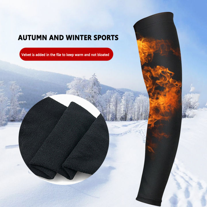 Arm Warmers Thermal Arm Warmer Cozy Arm Sleeves Winter Fellce Cycling ...