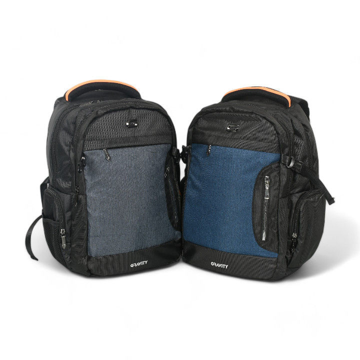 Gravity Lightweight Twill Fabric Multi-Compartment Laptop Backpack ...