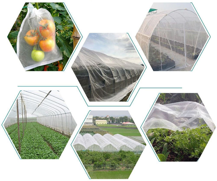 Insect Proof Net Greenhouse Polytunnel 40*40 mesh Insertproof UV ...
