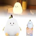 Pear Night Light For Baby and Toddler Kawaii Fruit Sleeping NightLight ...