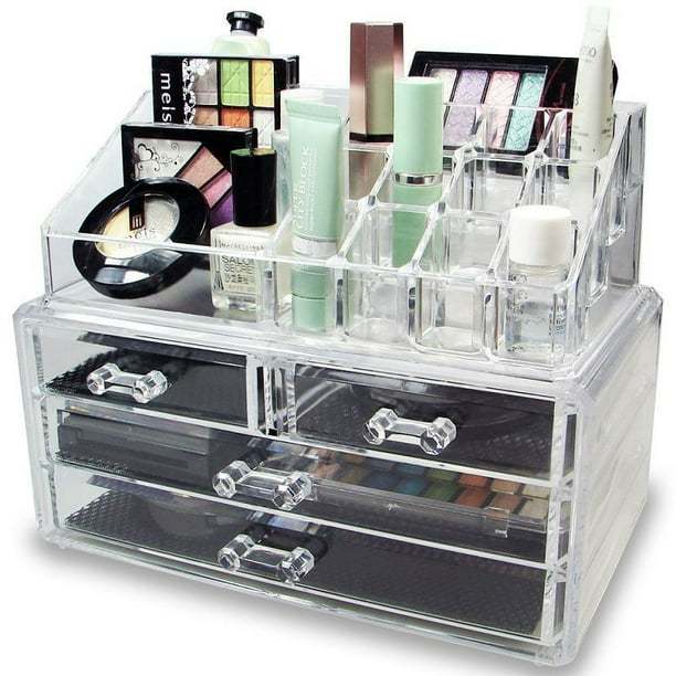Cosmetic Storage Organizer Box 5 Drawers With 16 Grid | Daraz.lk