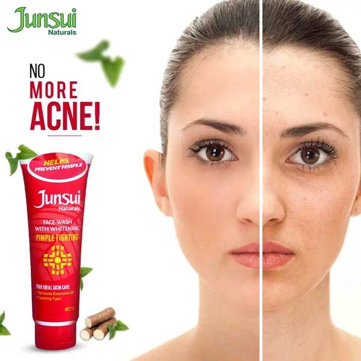 Junsui Pimple Fighting Face Wash (100 ml) | Daraz.lk