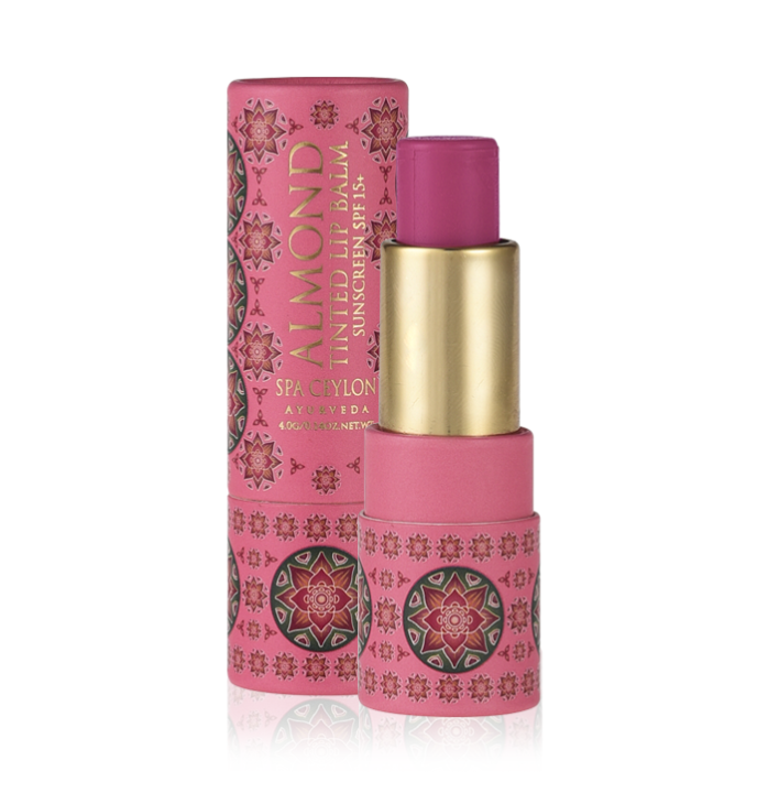 Spa Ceylon Almond Tinted Lip Balm - Nelum SPF 15+ | Daraz.lk